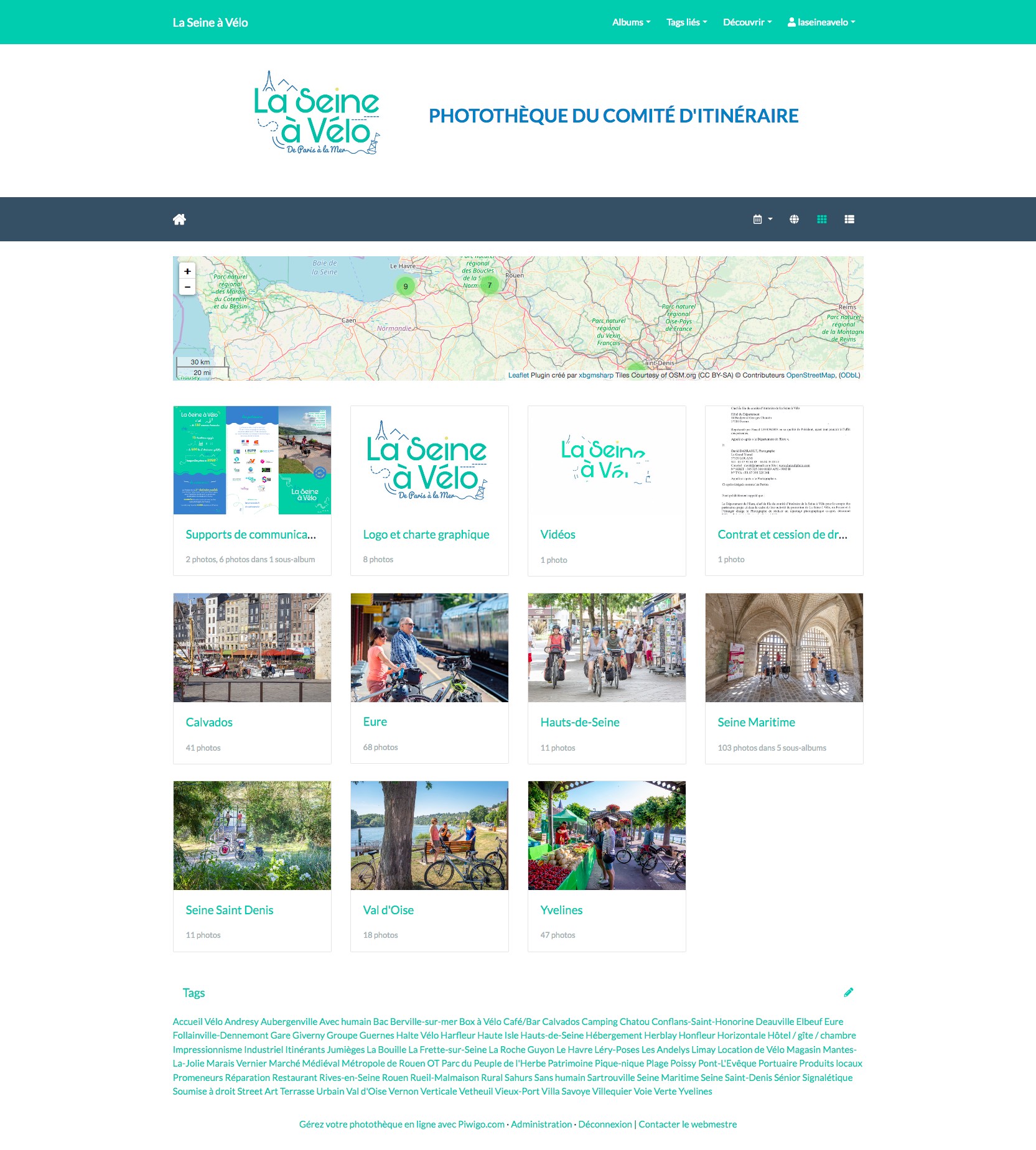 Bootstrap Darkroom: a new theme available on Piwigo.com
