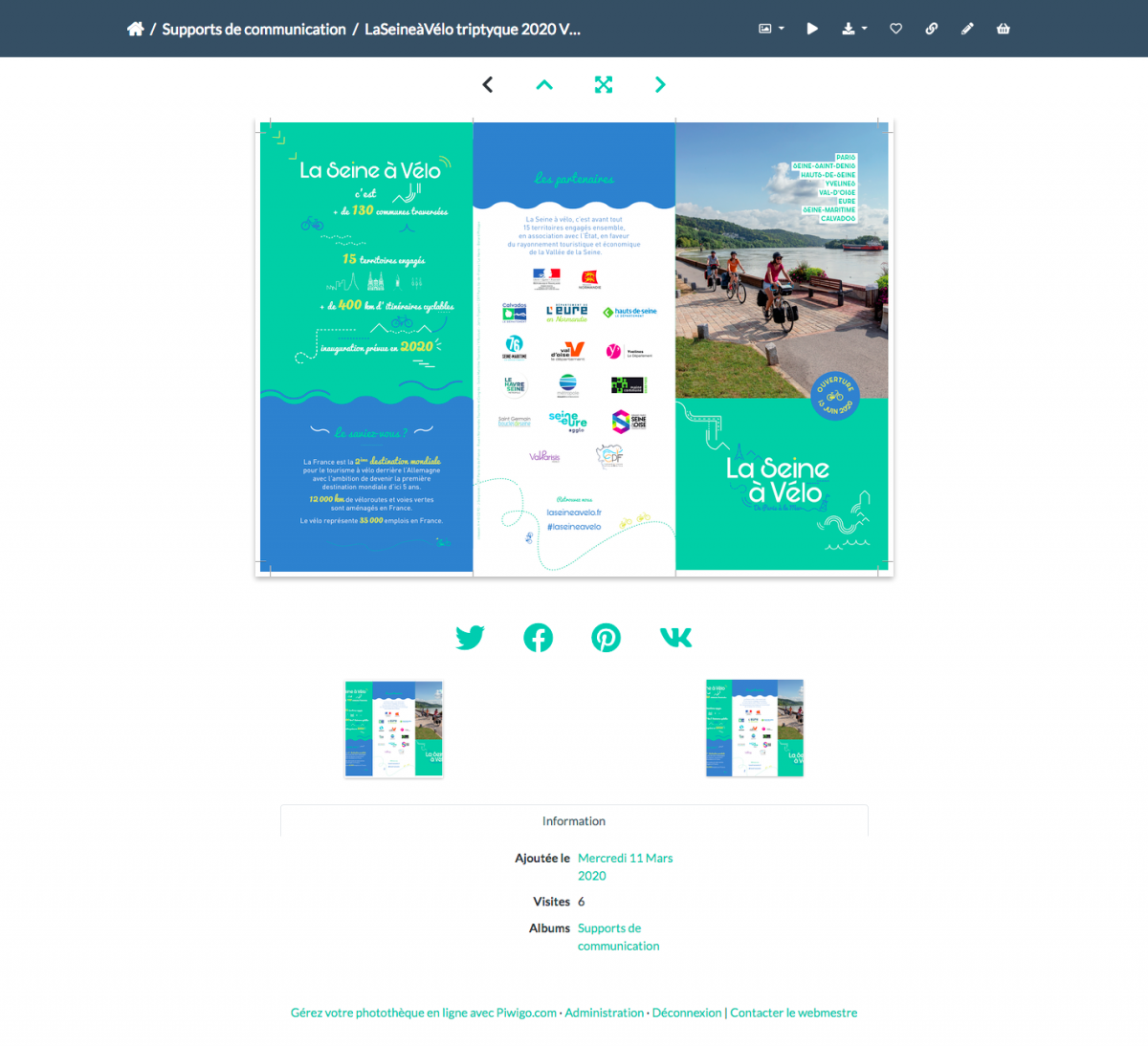 Bootstrap Darkroom: a new theme available on Piwigo.com