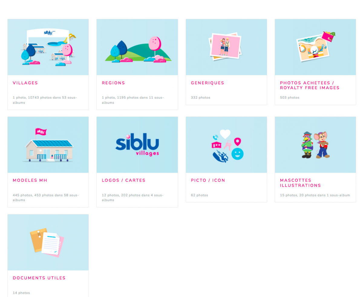 8 examples of customized Piwigo galleries