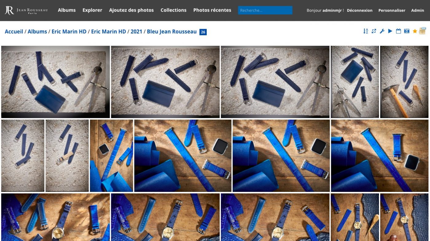 8 examples of customized Piwigo galleries