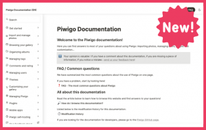 The new Piwigo documentation is now available! - The Piwigo.com Blog