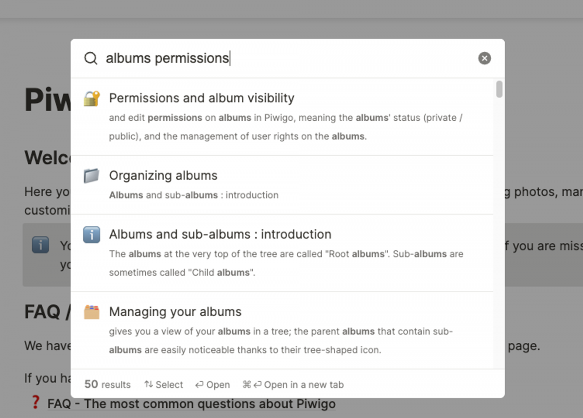 The new Piwigo documentation is now available! - The Piwigo.com Blog