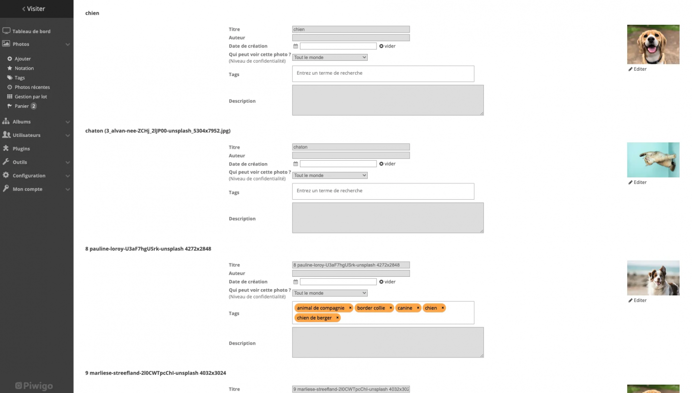 Piwigo 15 release: what's new? - The Piwigo.com Blog