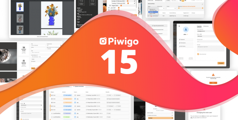 Piwigo 15 release: what's new? - The Piwigo.com Blog